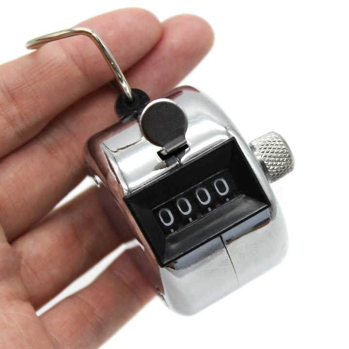 Metal Hand Tally Counter with Metal Knob Click Counter Number Counter ...