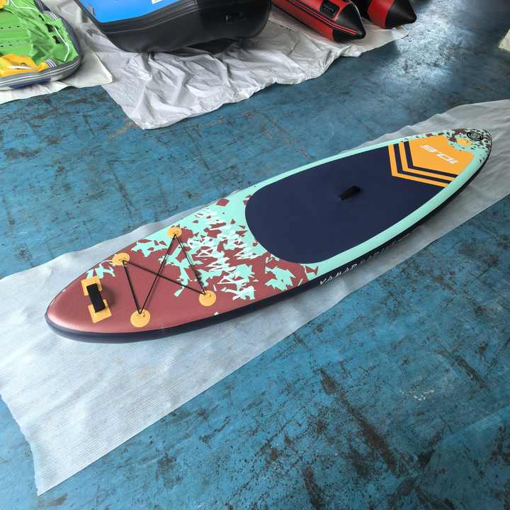 Sup Foldable PVC Inflatable Standup Paddleboard with Pump and Repair ...