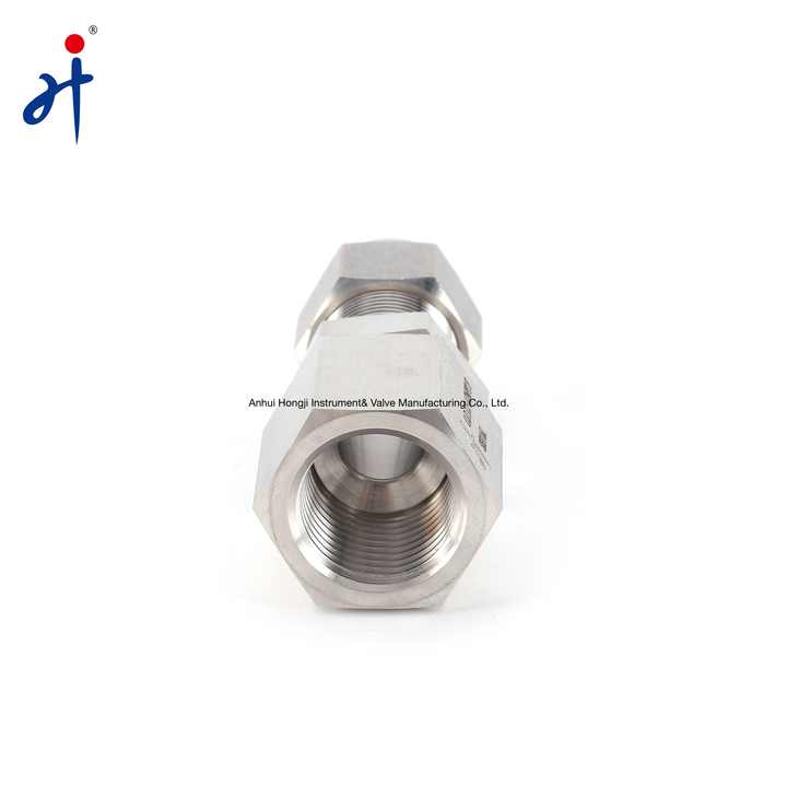 SS Compression Fitting Double Ferrule Tube Fitting NPT Bulkhead Female ...