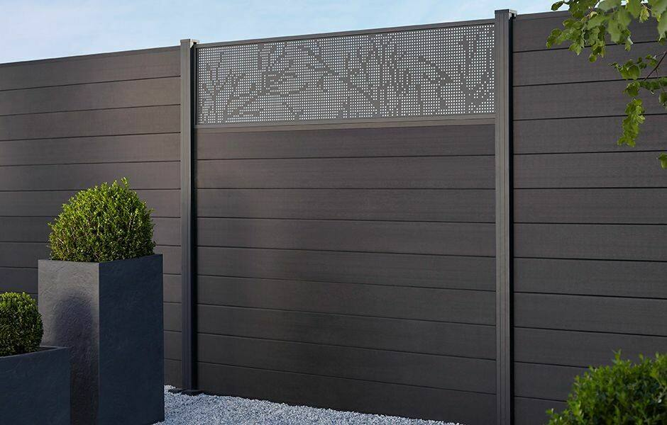 Aluminum Alloy Privacy Screens Trellis 6 Feet Powder Coated Finish Eco ...