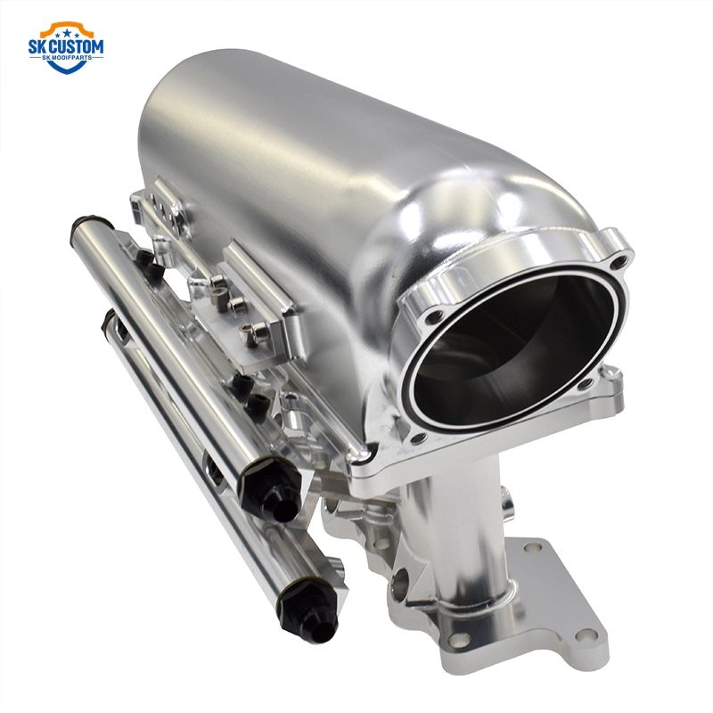 Dual Fuel Rail Full Aluminum Alloy Race Patter Intake Manifold Suitable ...