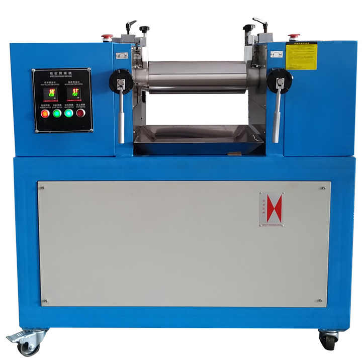 Laboratory Open Two Roll Rubber Mill With Both Roller Speed Adjustable ...