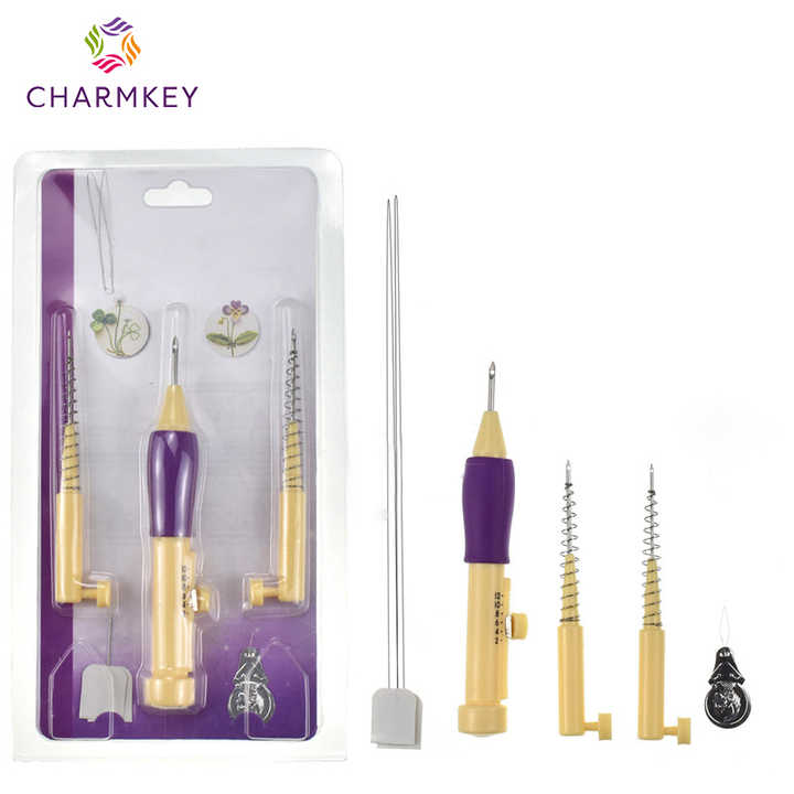 Fashion Yellow Plastic Embroidery Large Poking Embroidery Needle ...
