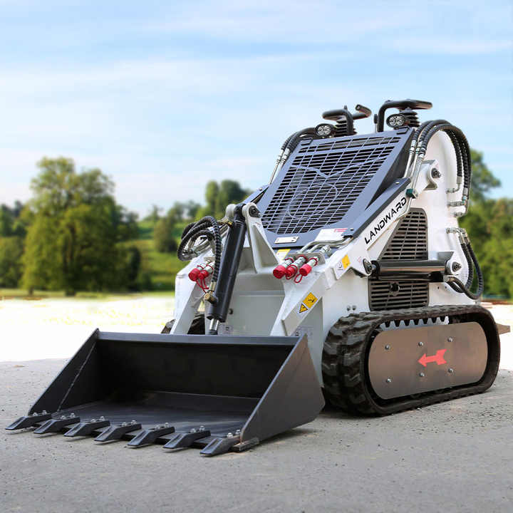 Free Shipping Cheap Mini Standing Skid Steer Loader ST480 Crawler ...