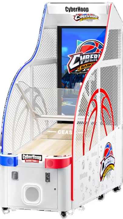 Cyber Hoop CE Coin Operated Arcade Basketball Hoop Game Machine Metal ...