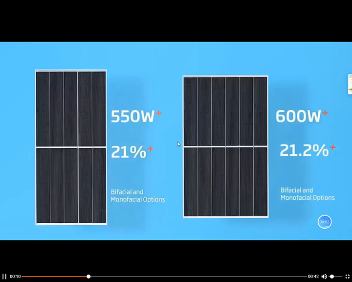 Trina Bifacial Dual Glass Solar Module 640w 645w 650w Half Cell Solar Panel 655w 660w 665w ...