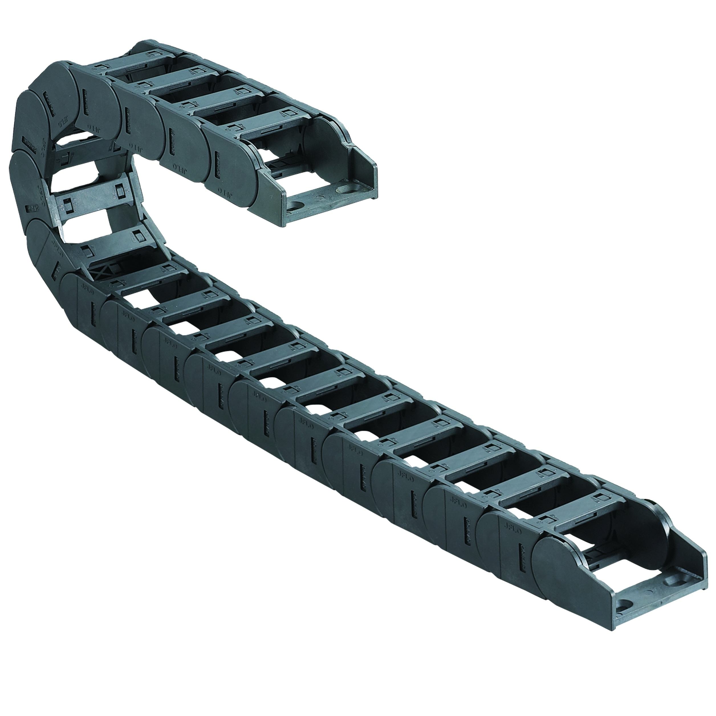JFLO energy plastic cable drag chain 25mm drag chain J25Q.1.S bridge ...
