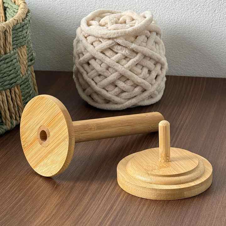 Wooden Handmade Yarn Butler for Winding Skein Knitting Convenient ...