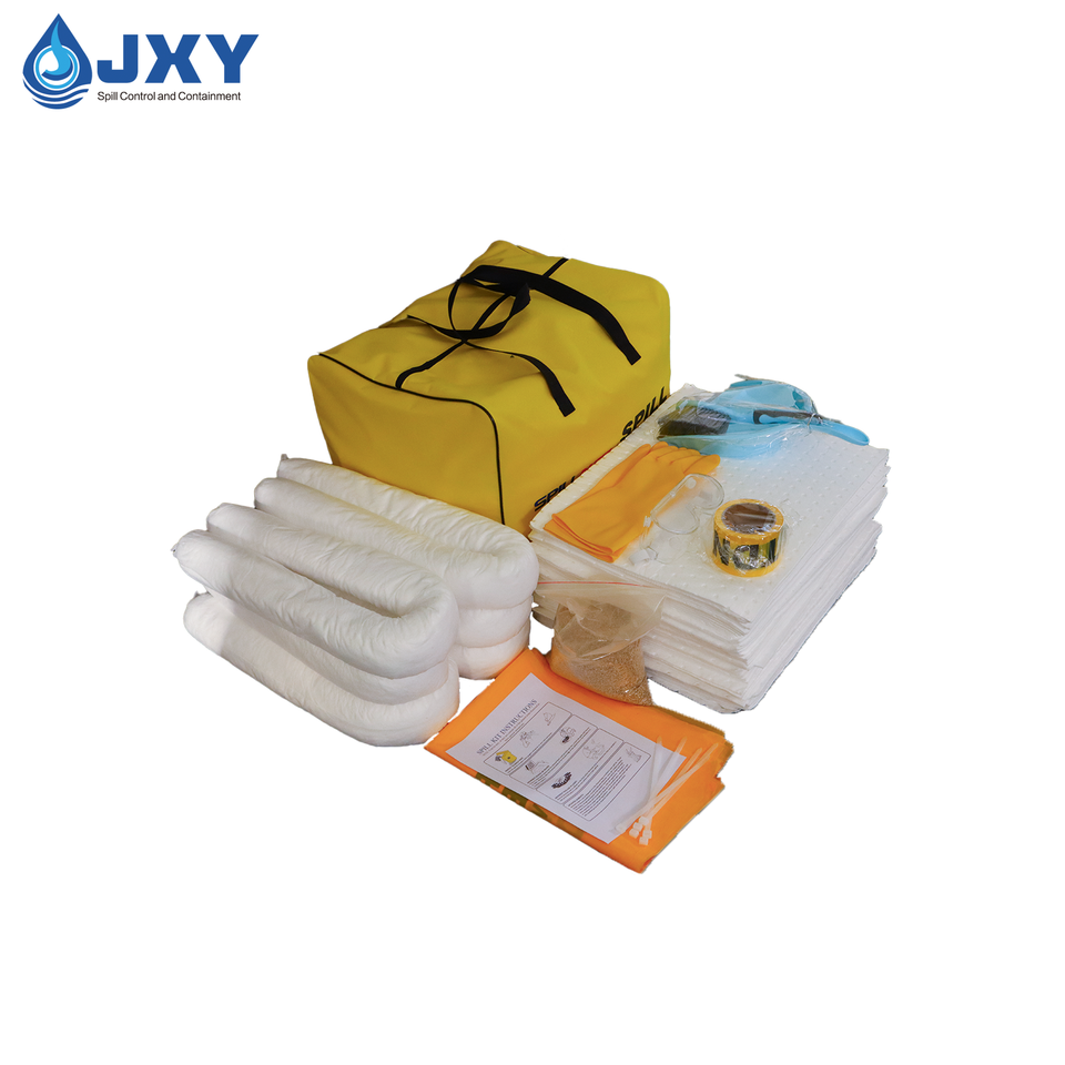 80L Oil Absorbent Spill Kits for Gasoline, Diesel, and Fuel Oil Spill ...