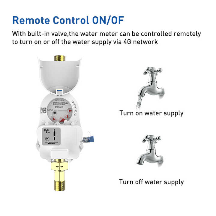 Manufacturer's IoT-Enabled DN15 4G Smart Prepaid Valve- Controlled Cold ...