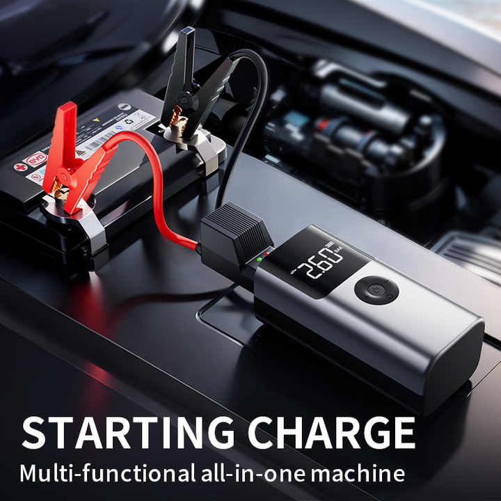 Multi-Functional 1000A Jump Starter with Tire Inflator & Air Compressor ...