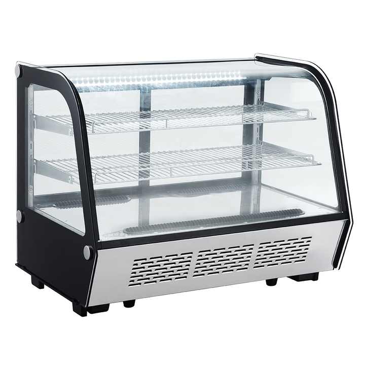 Mini Counter Top Bakery Display Fridge - Chocolate Pastry Showcase