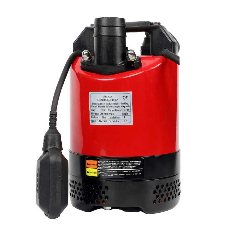 1mm Puddle Sump Electric Submersible Pump for Flood Drainage
