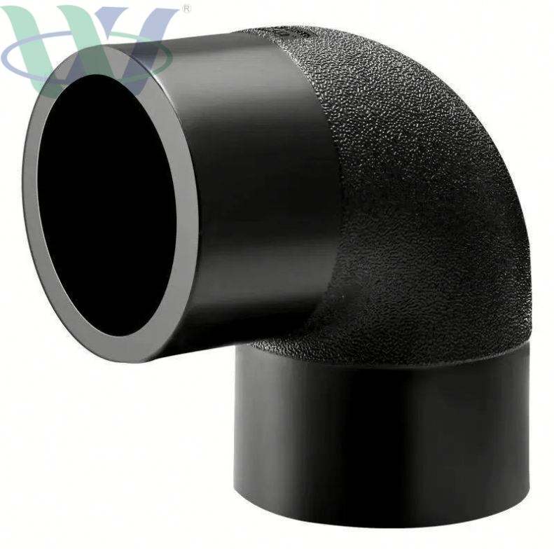 China Manufacturer Square HDPE High Pressure Durable 90 Elbow Flange ...
