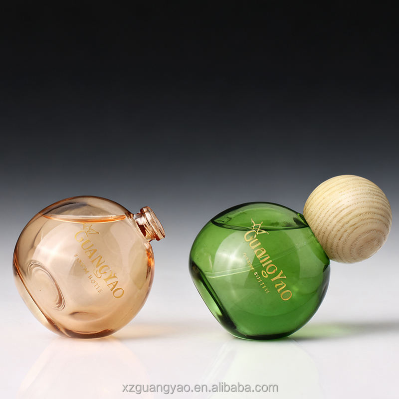 Custom Perfume Bottle 50ML Glass Atomizer Round Perfume Crimp Spray ...
