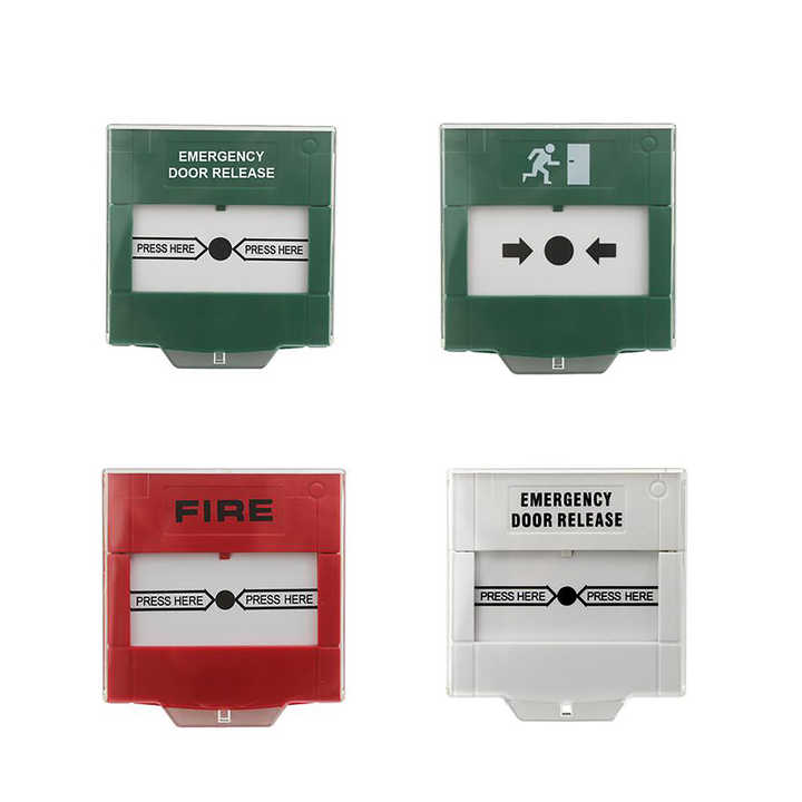 Resettable Emergency Exit Release Glass Break Fire Alarm Switch Door ...