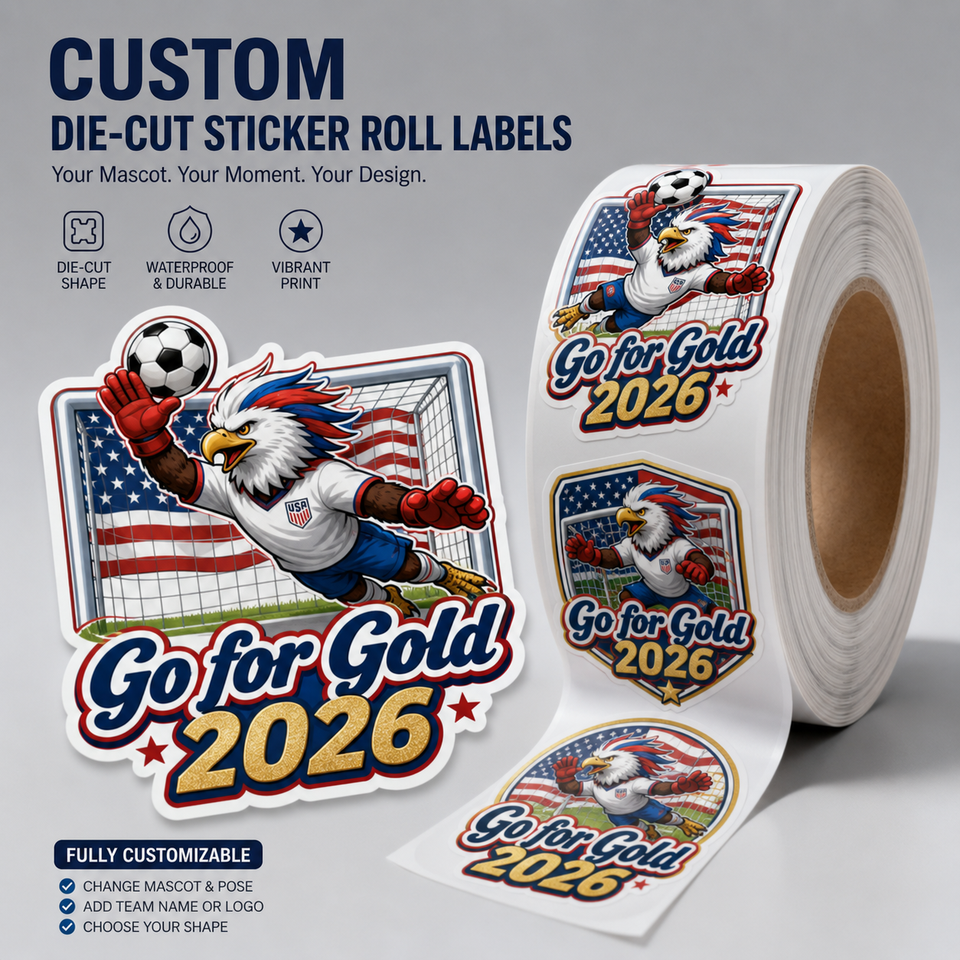 PVC Adhesive Roll Stickers Customized Eco-Friendly Recyclable Candy ...