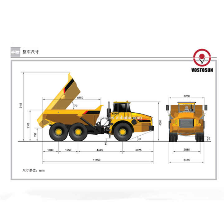 40 Tons SAT40 Articulated Dump Truck - Powerful & Efficient