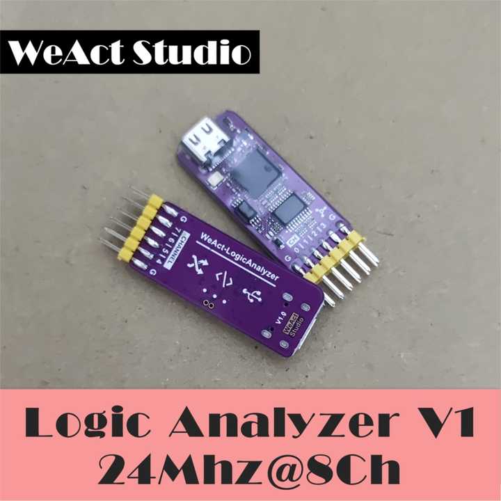 WeAct USB Logic Analyzer DLA Mini 24Mhz 8ch channels Hardware Debug ...