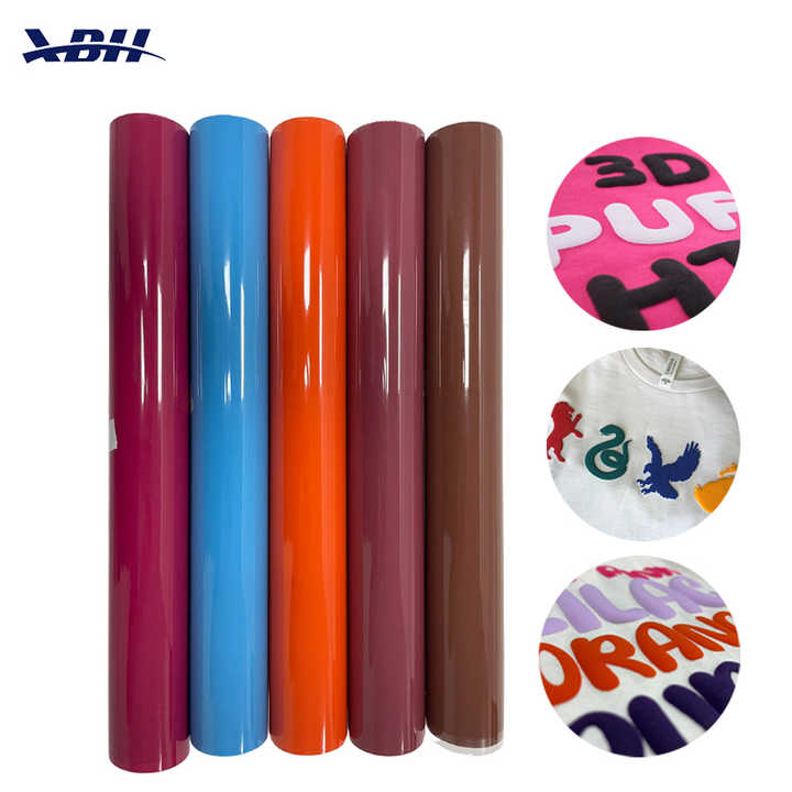 Puff Vinyl Heat Transfer Pu Matte Printing Film" Rolls Gold Sticker ...