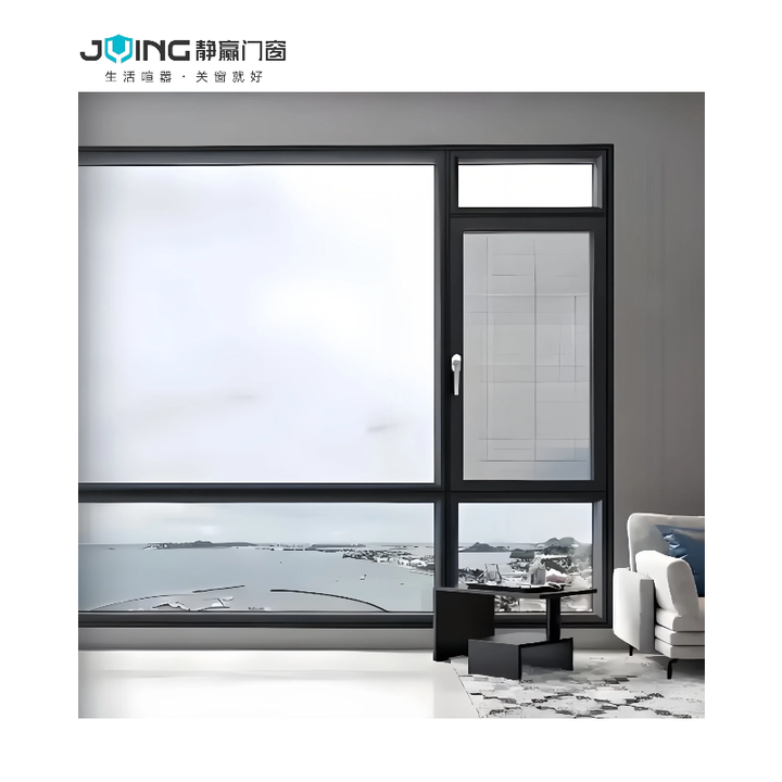 China's Modern Slim Aluminum Casement Windows Large Glass Narrow Frame ...