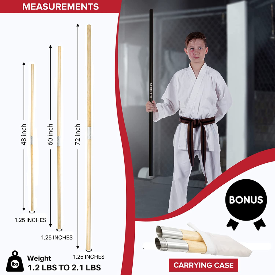 Sensory Training Kung Fu Stick Collapsible Training Staff Practice ...