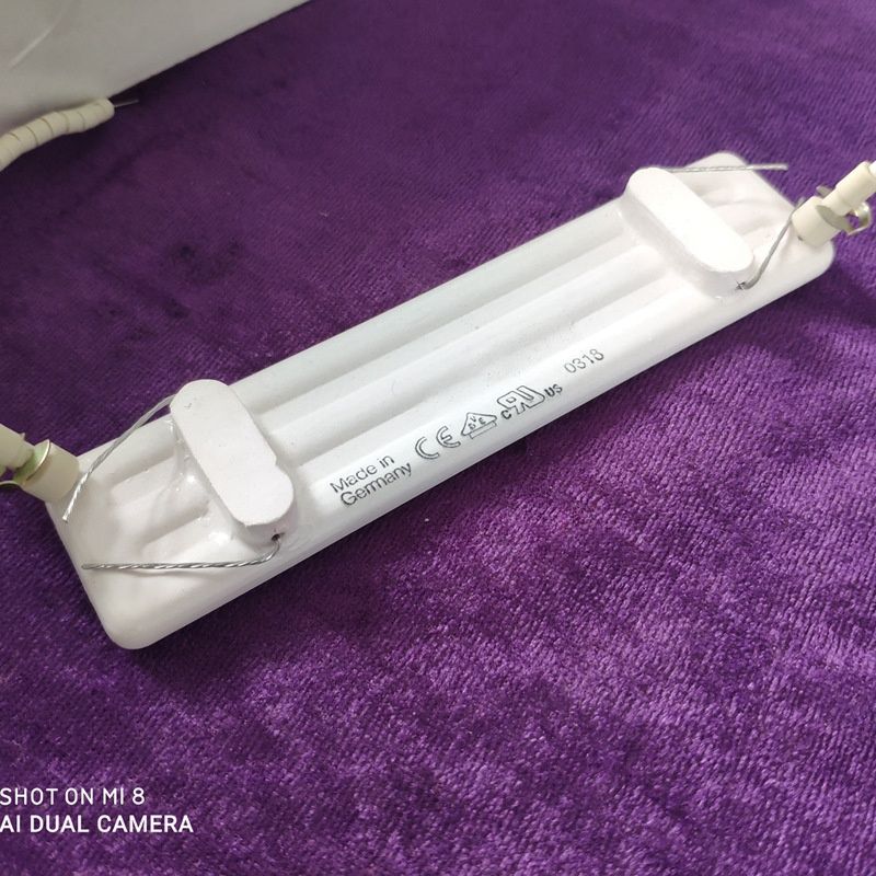 Radiador infrarrojo de cerámica ELSTEIN alemán FSL/2 500w230v ...