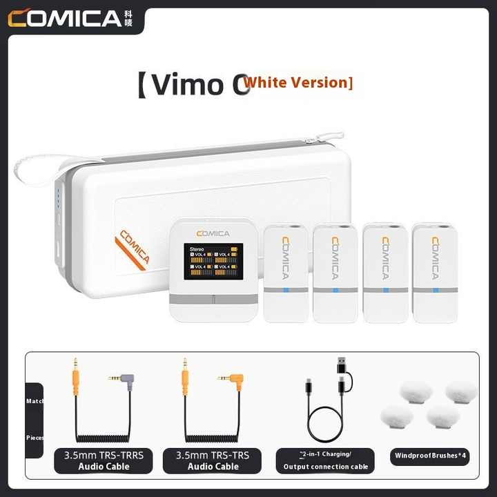COMICA VimoQ One-to-Four Wireless Lavalier Microphone Noise Cancelling ...