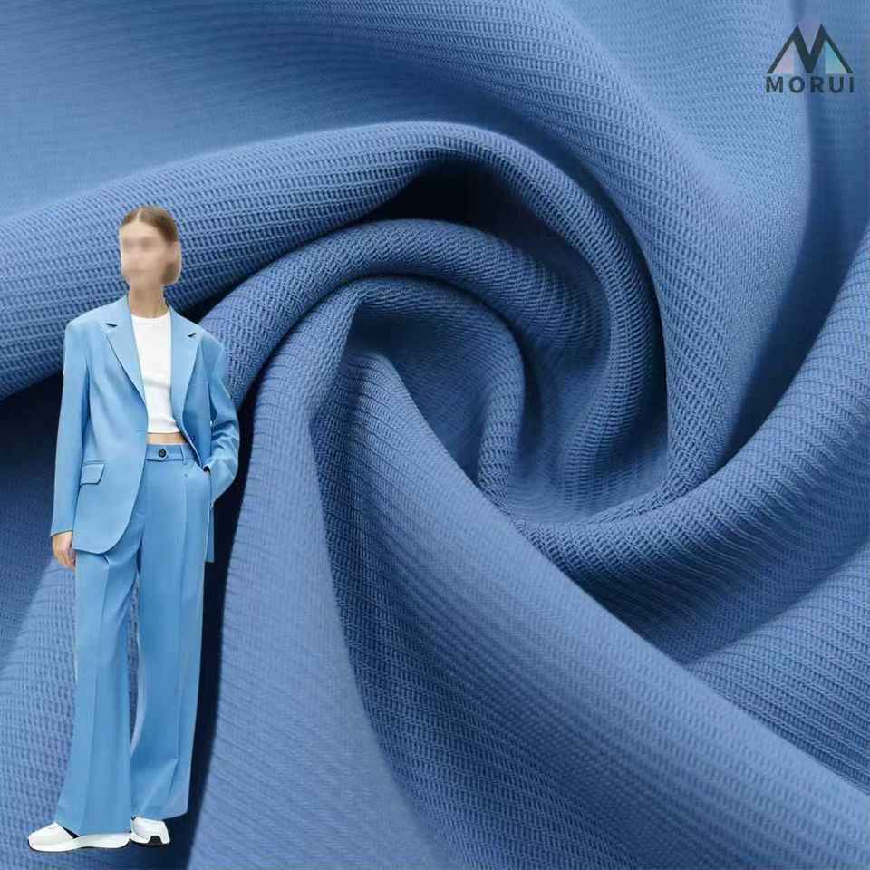 Wholesale High Quality 100% Polyester Twill Woven Fabric - for Suits ...