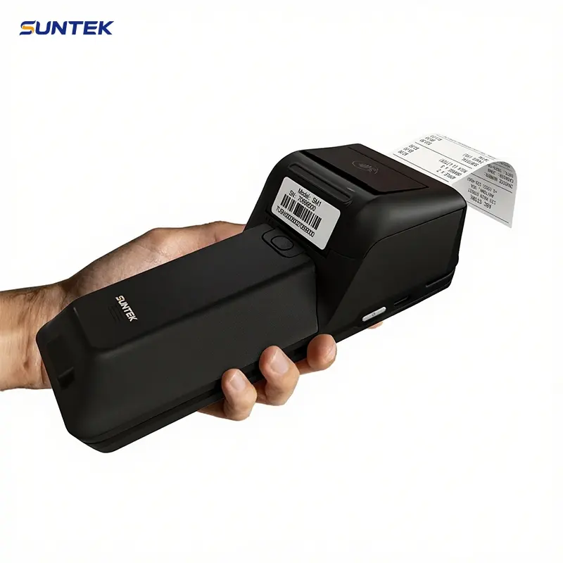 NFC Smart POS Machine Integrated Barcode Scanner and Receipt Printer ...