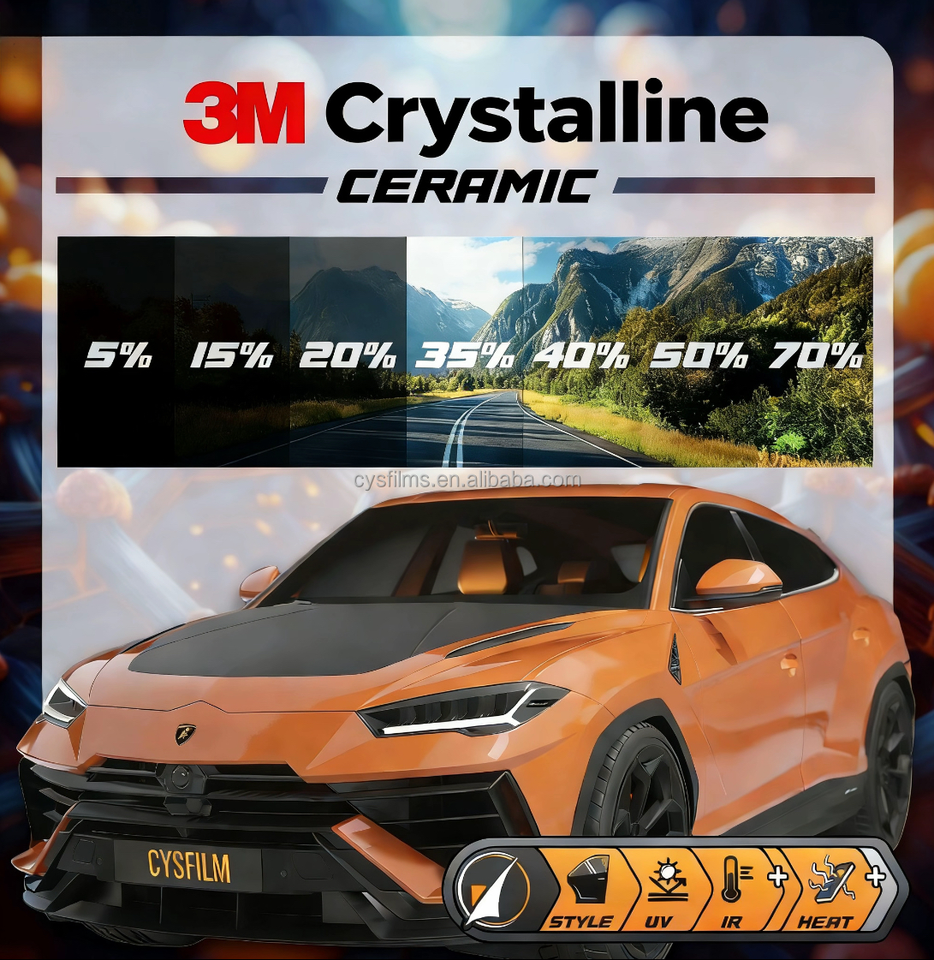 3m Cr70 Cr40 Cr20 3m Tint Film Car Nano Ceramic Window Film High Heat ...