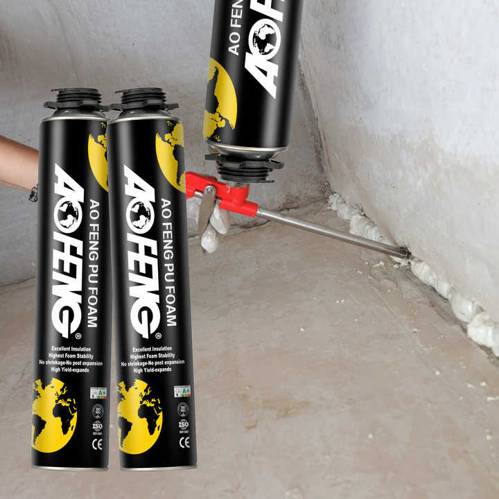 Polyurethane Foam Construction Expanding Waterproof PU Spray Foam with ...