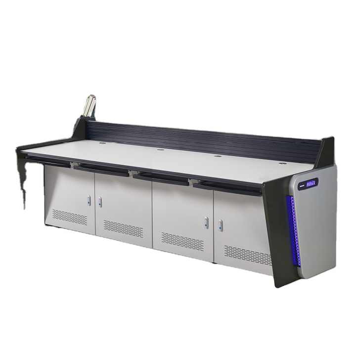 Four workstations DN Style Command Center Consoles Monitoring Table ...