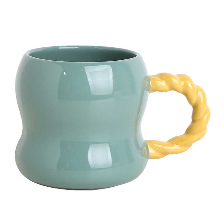 Nordic Chubby Glossy Glaze Custom Ceramic Porcelain Tea Coffee Funny ...