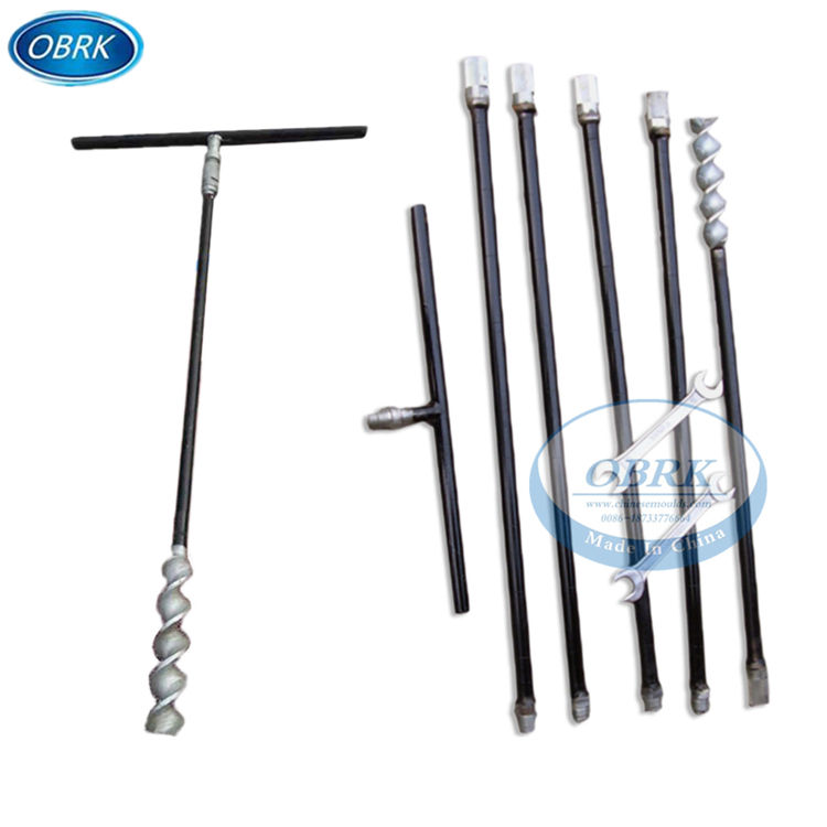 Hand Spiral Soil Sampling Auger - Manual Soil Drilling
