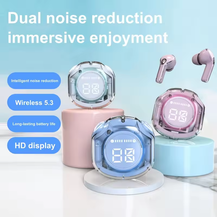Air39 Earbuds Games Headphones Touch Waterproof Mini Headset LED ...