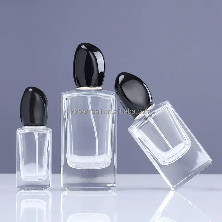 Hot Sale Transparent Premium Fancy Spray Perfume Bottle with Unique ...
