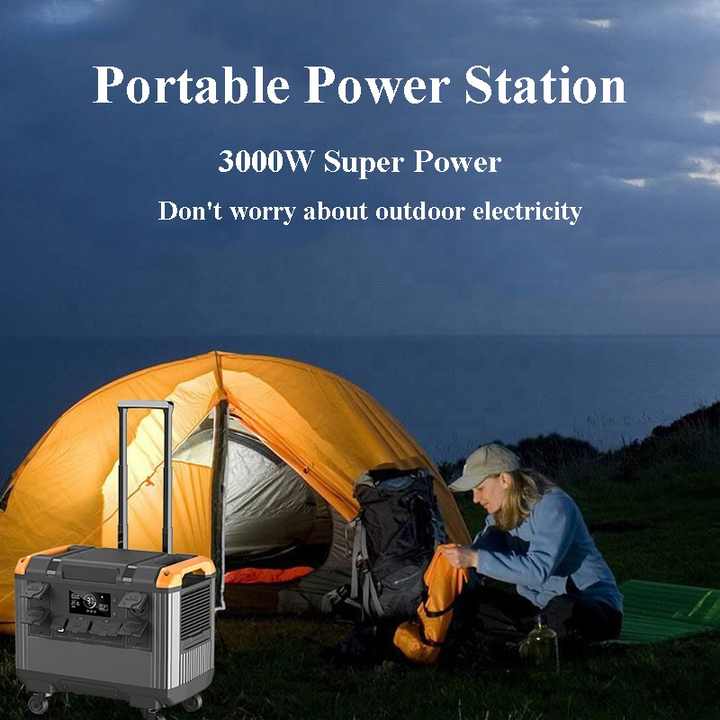 2kw Portable Generator - Silent Solar Power Charging Station