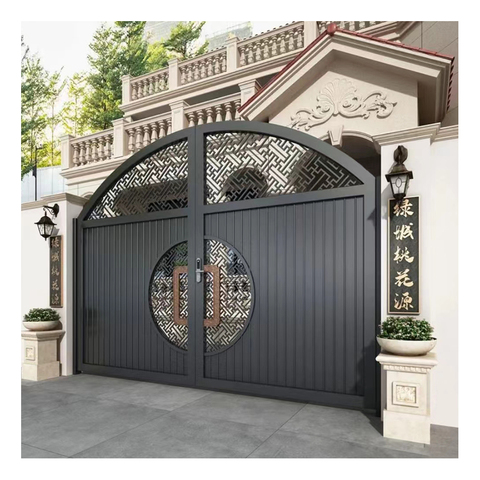 Durable Powder Coated Aluminum Walkway Gate - Customizable