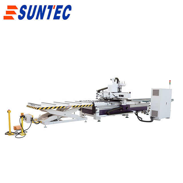 CNC Router for Wood Panel Furniture Line - Automatic Labeling