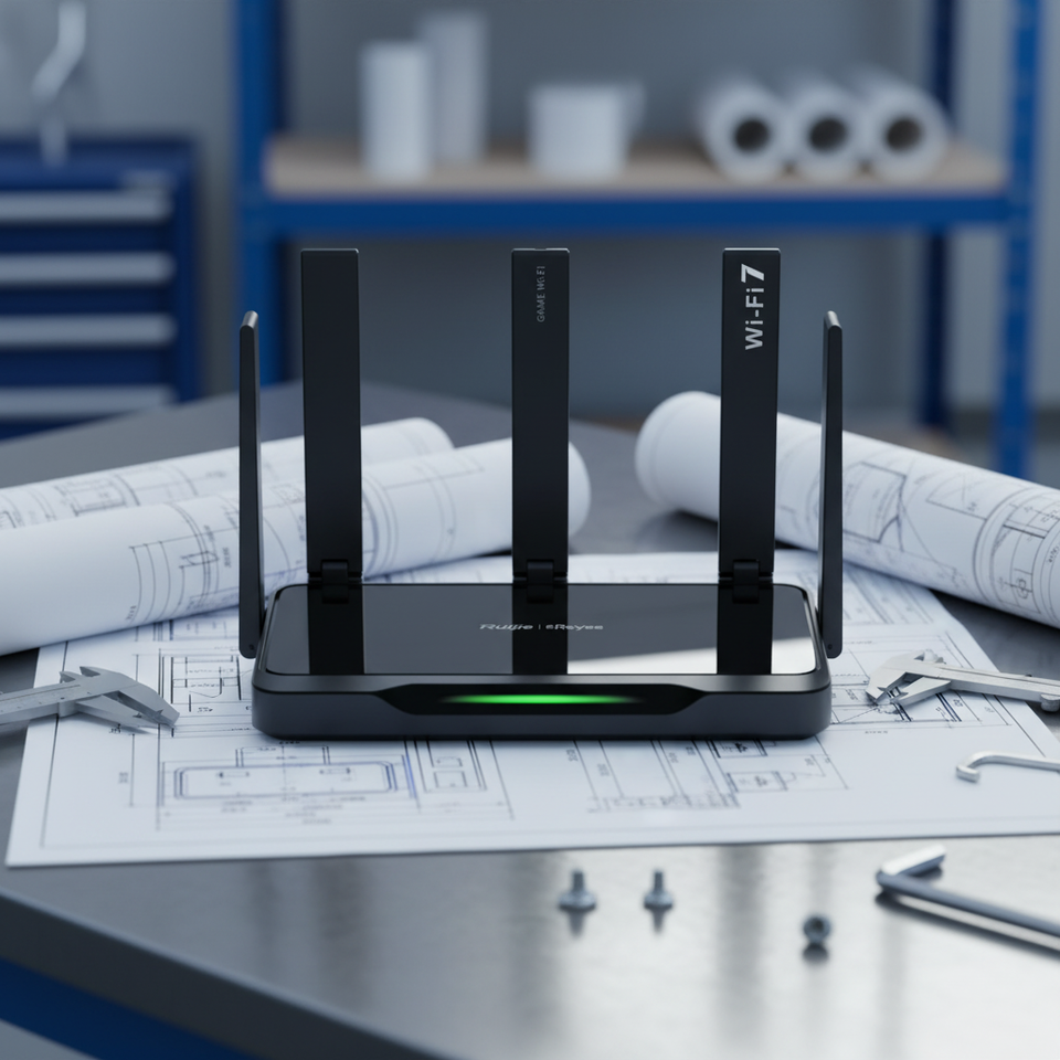 For Ruijie RG-EW5100BE PRO 5000M Dual-Band Dual-Frequency 2.5G WIFI7 ...