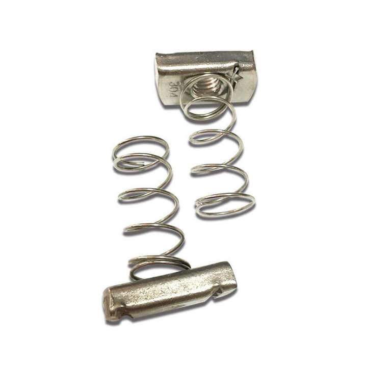 M6 M8 M10 M12 Stainless Steel Spring Nuts - Heavy Industry