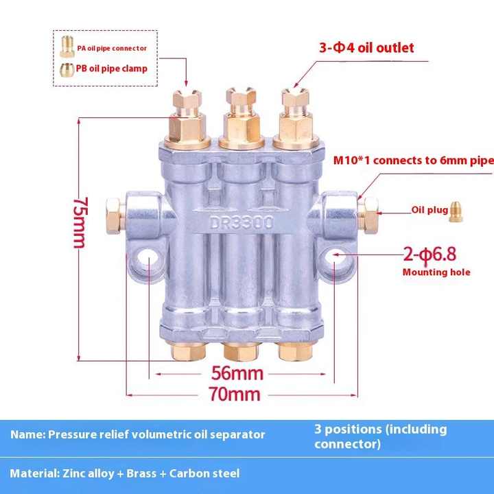 Oil Volumetric Distributor BFA Quantified Decompression Thin Oil ...