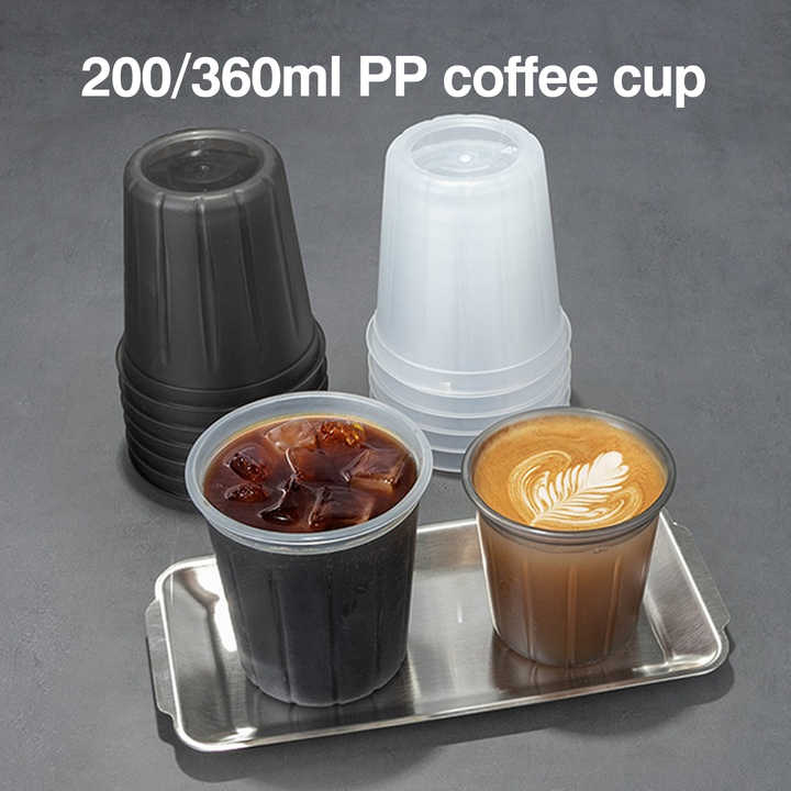 PP Injection Cup 200/360ml Clear Disposable Injection Plastic Hard PP ...