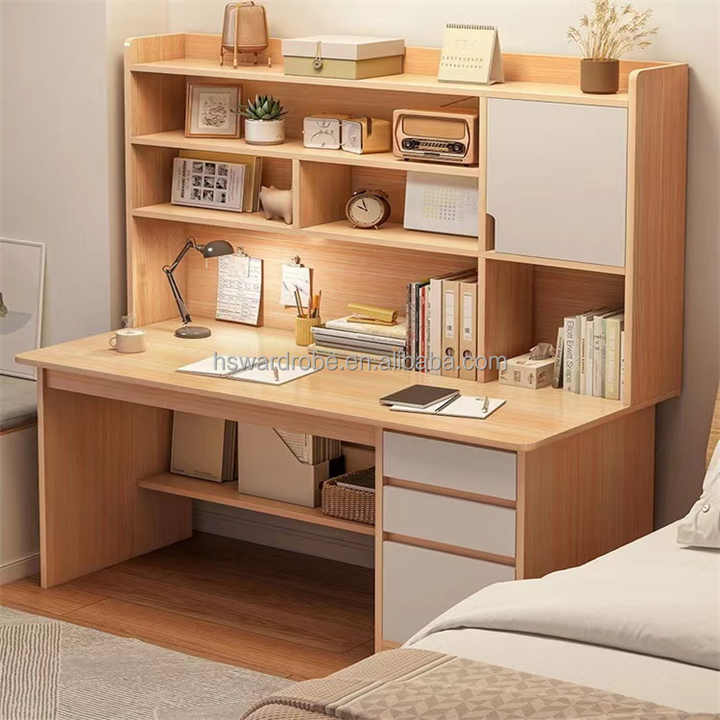 Modern Luxury Home Study Room Plywood Bookcase House Mdf Wooden ...