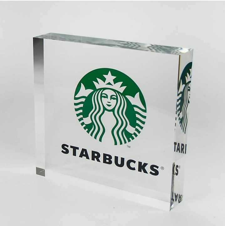 Custom Acrylic UV Print Block - Eco-Friendly Display Stand