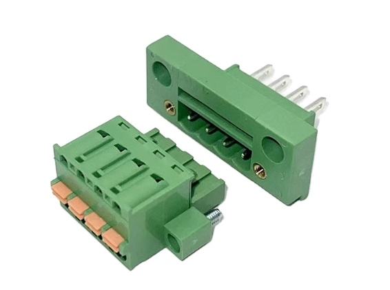 Bulkhead Terminal 2EDGWB-5.08 with KDM Spring-loaded Plug with Lugs ...