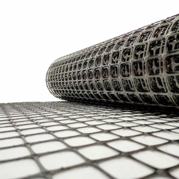 Road Pavement Reinforcement Mesh Slope Stabilization Plastic Biaxial ...