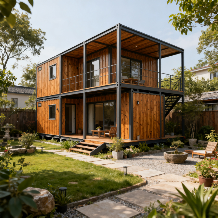 Modular Home Prefabricated Building Container House With Light Steel ...