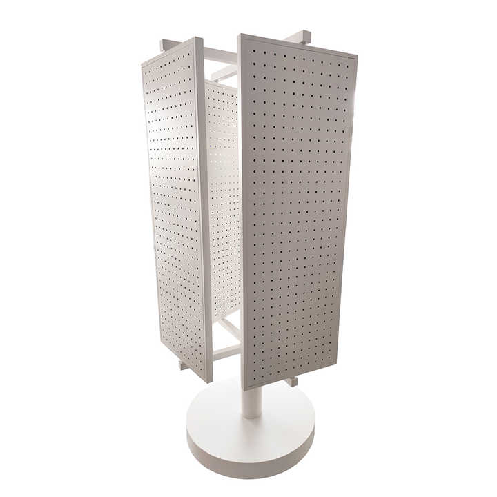 Metal Rotating Peg Board Displays Shelf Rack Stand Spinning Pegboard ...